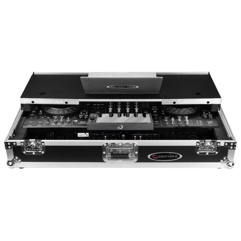 AlphaTheta XDJ-AZ Dual 1U Rack Space Flight Case with Glide Style ...