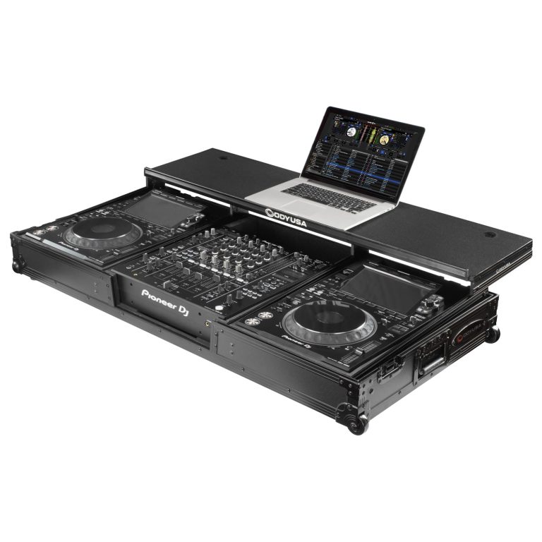 Odyssey Black Label DJ Coffin Flight Case with Wheels for DJM-A9 and ...