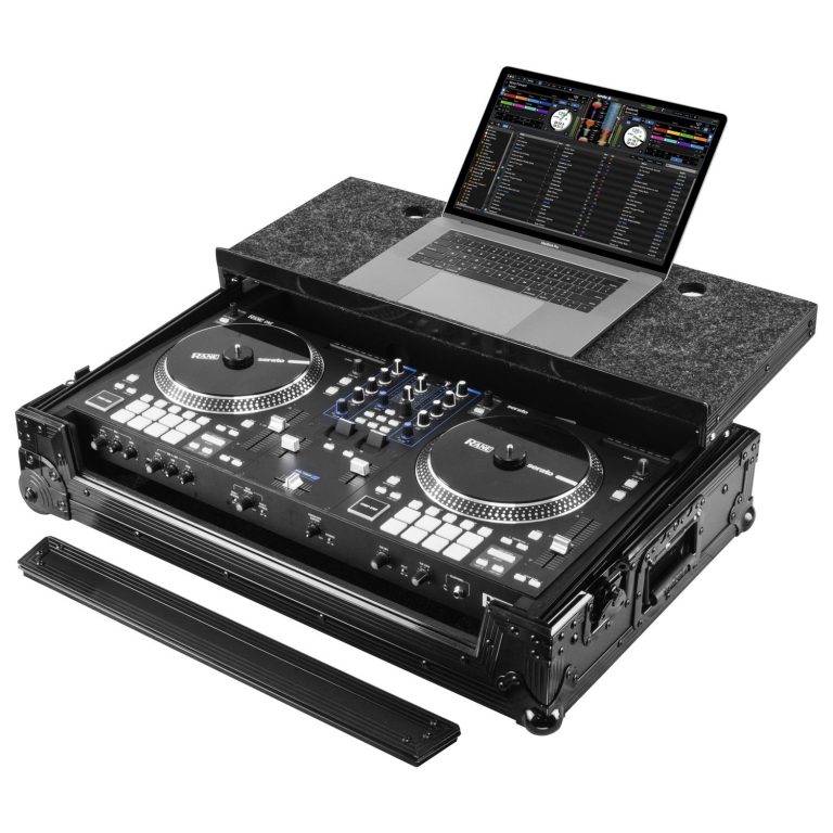 Rane One Flight Case in Black with Patented Glide Platform - Odyssey Cases