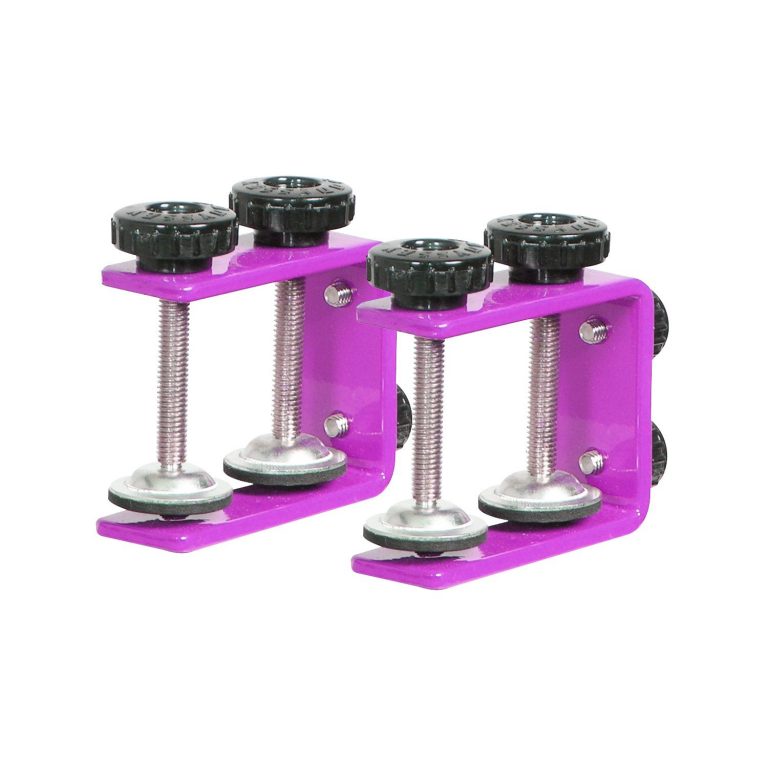 Designer DJ™ Series Pink L-Stand Table/Case Clamps (Pair) - Odyssey Cases